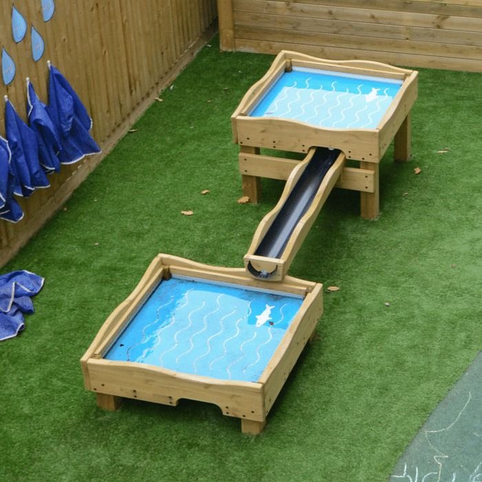 Double Tray & Chute Combo | Play Equipment | Hand Made Places