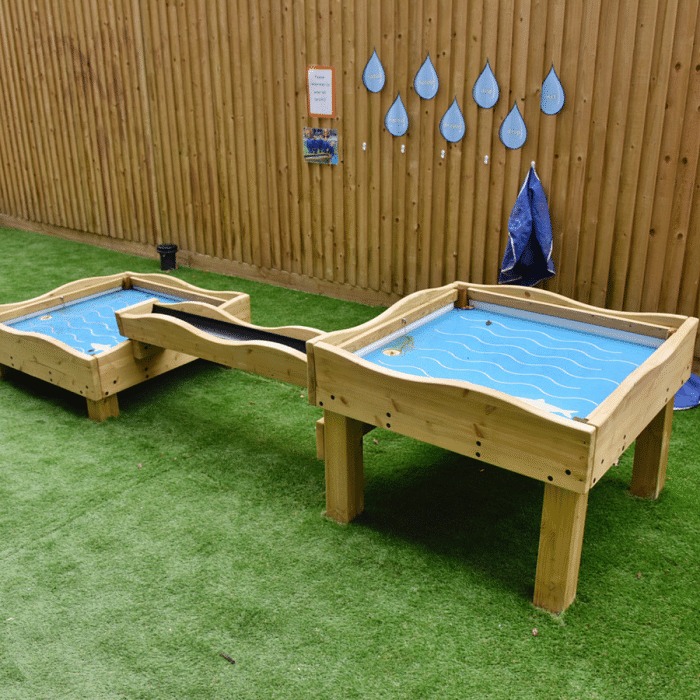 Double Tray & Chute Combo | Play Equipment | Hand Made Places